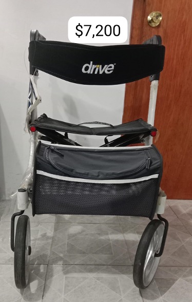 ANDADERA PLEGABLE DRIVE COLOR GRIS. ANDADERA DE ALUMINIO – Uniformes ...